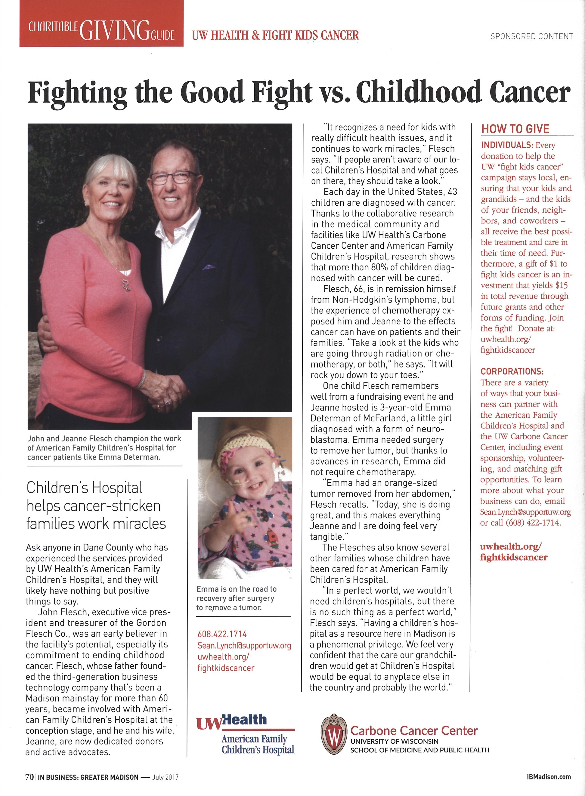 Gordon Flesch Company Has Been Featured In InBusiness Magazine