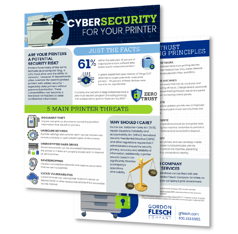 Cybersecurity For Your Printer | Gordon Flesch Company